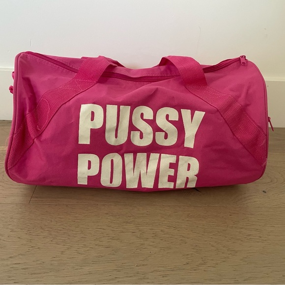 these pink lips | Bags | Pssy Power Duffel Bag By These Pink Lips ...